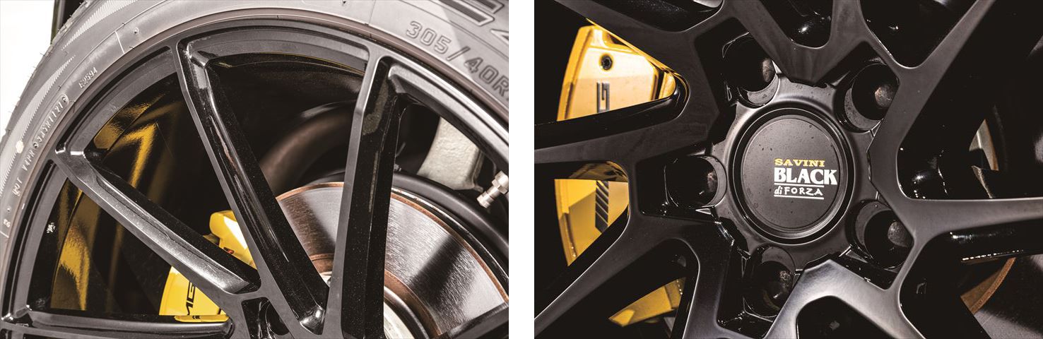 【G-Class CUSTOMIZE STYLE／上質な仕立てで大人気のホイール】 SAVINI BLACK di FORZA BM15 (サ ...