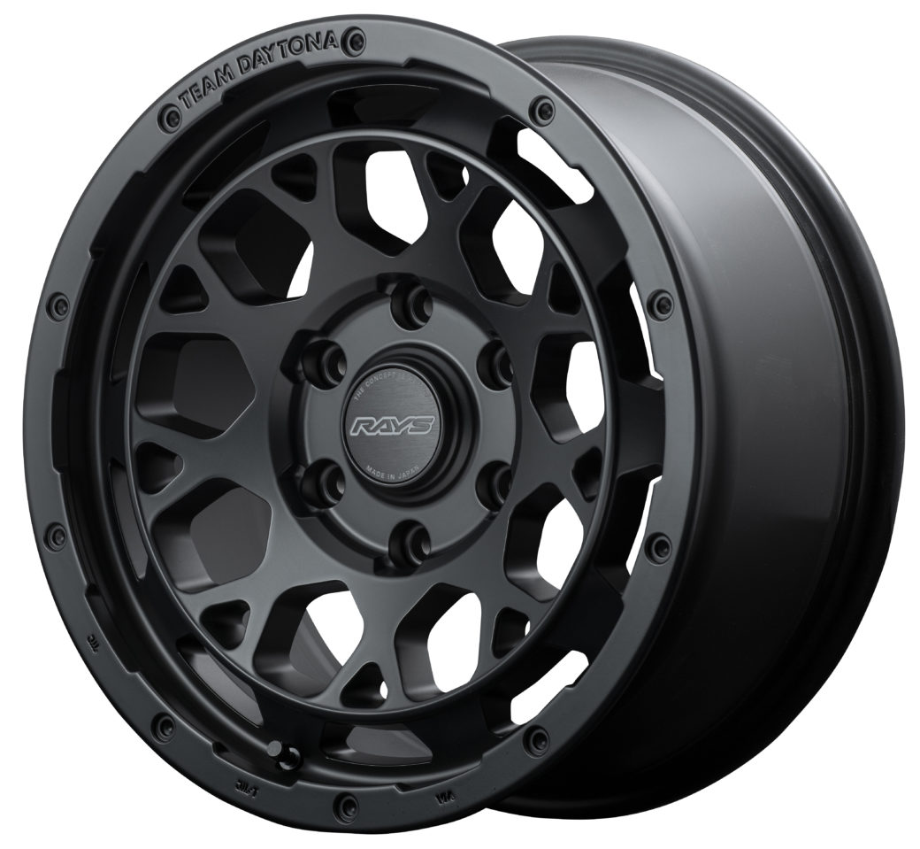 【RAYS】アルミ鍛造プレスによる専用センターキャップまでもツヤ消しブラックでカラーリング「TEAM DAYTONA M9 BLACK EDITION」｜LETS GO 4WD WEB