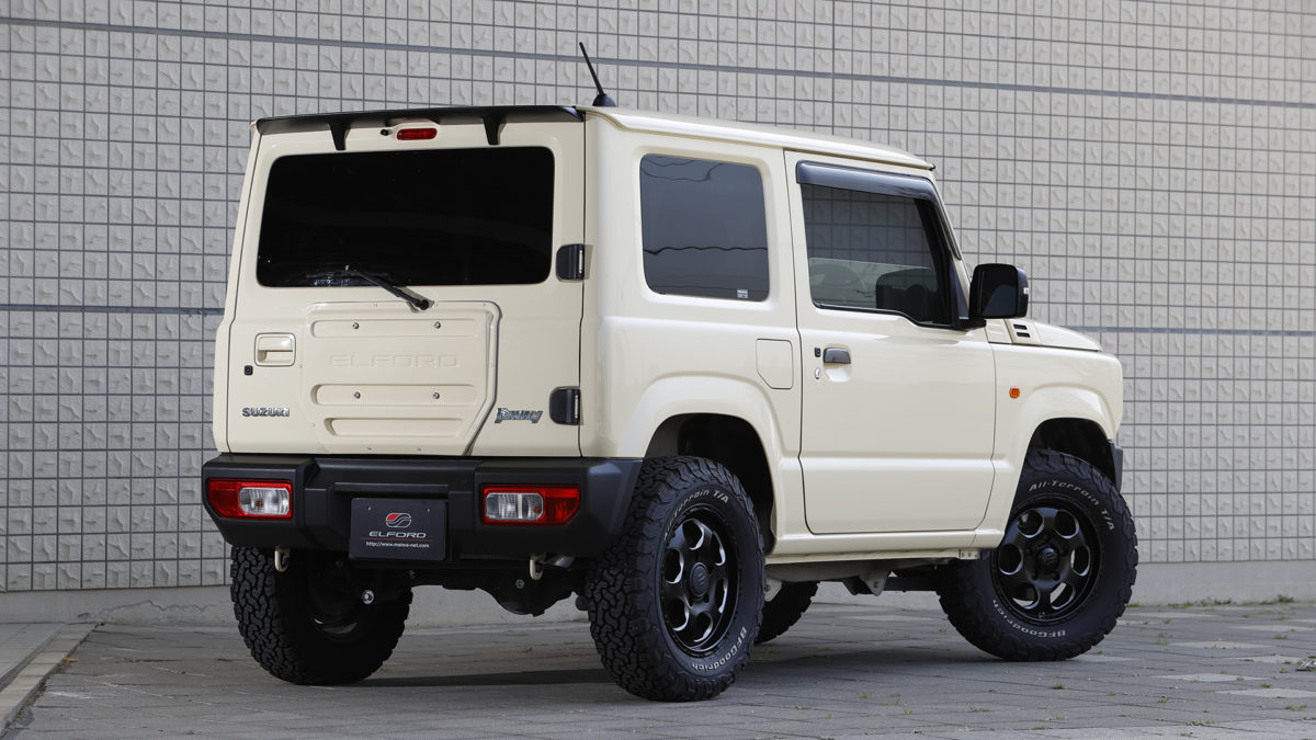 【ELFORD】スタイルだけでなく機能UPを図るELFORD流ジムニーパーツ、登場！｜LETS GO 4WD WEB
