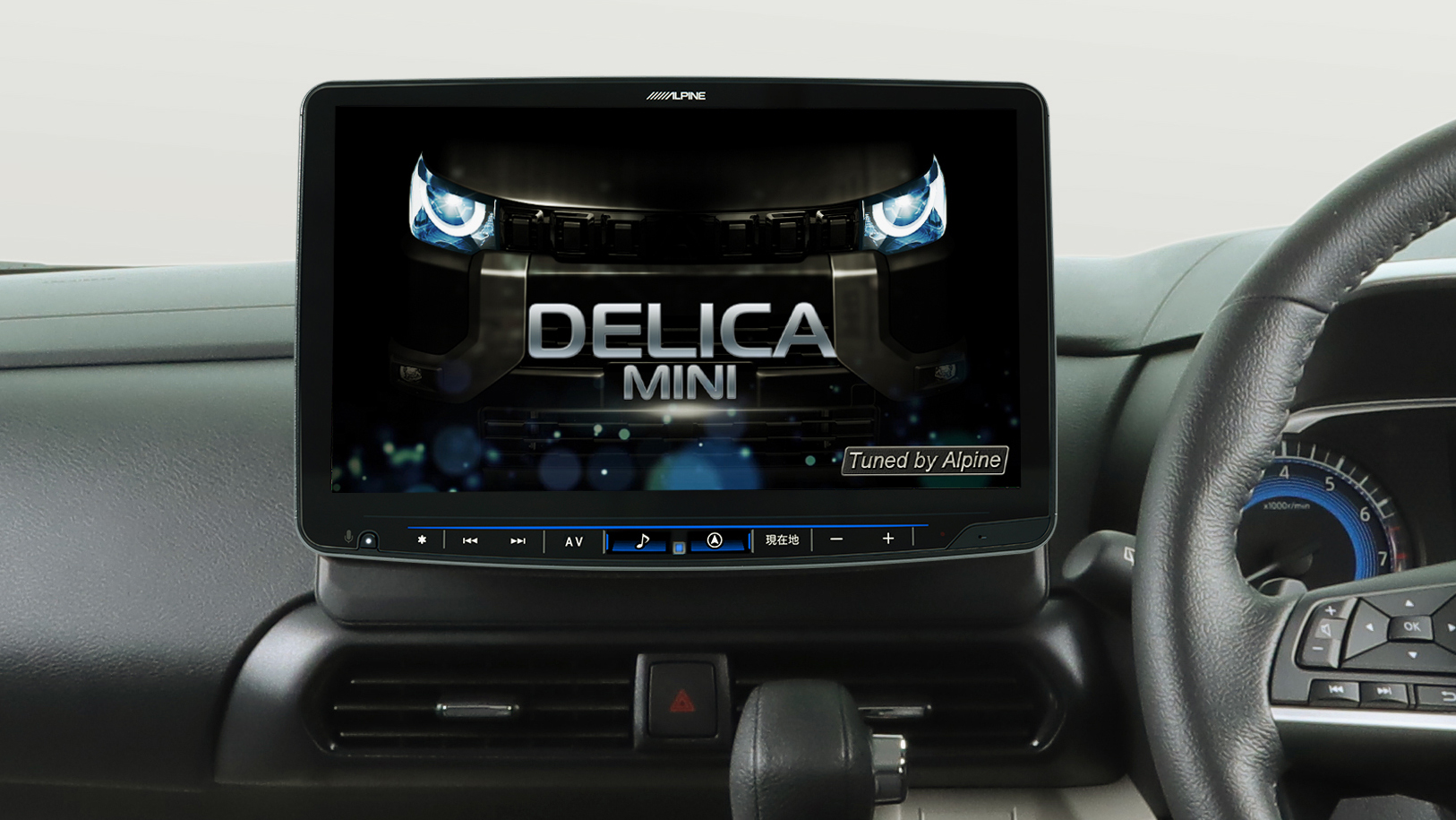 【ALPINE】デリカミニに11型大画面をフローティング取り付け「フローティングBIG X11 XF11NX2」｜LETS GO 4WD WEB